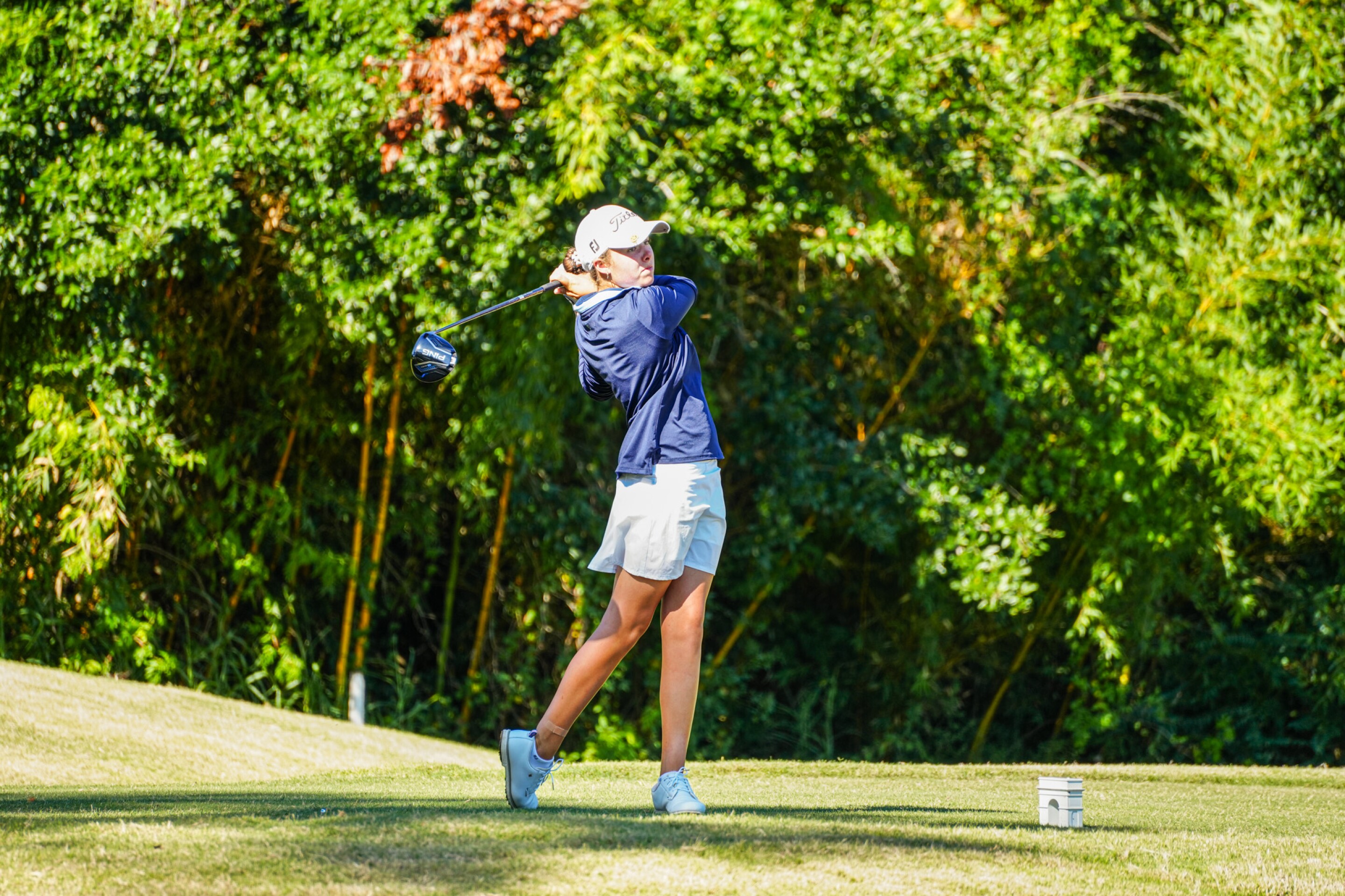 Carter commands lead after the first round at Le Triomphe Golf & Country Club